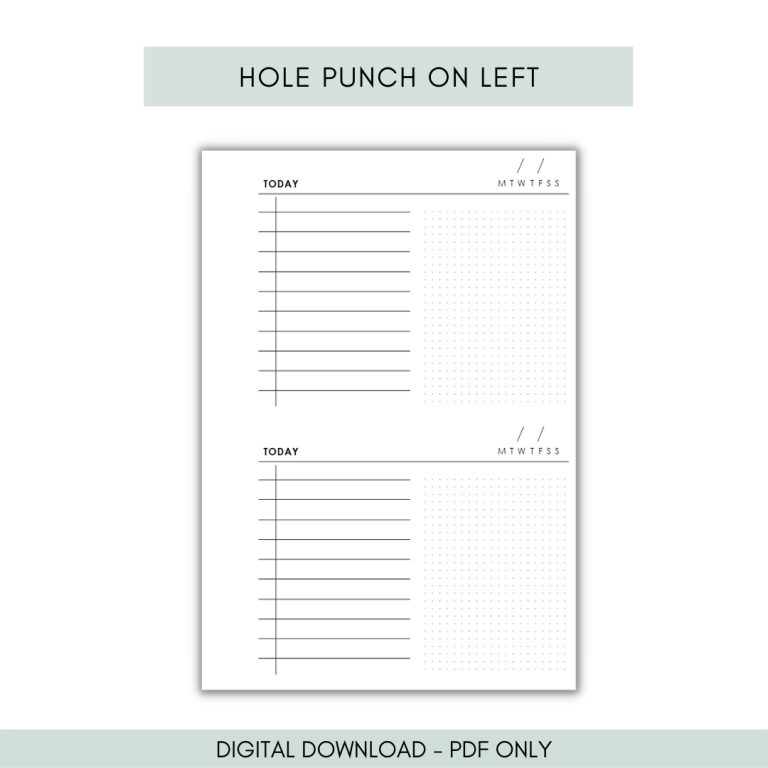 BPrintable | Organize Your Day Efficiently