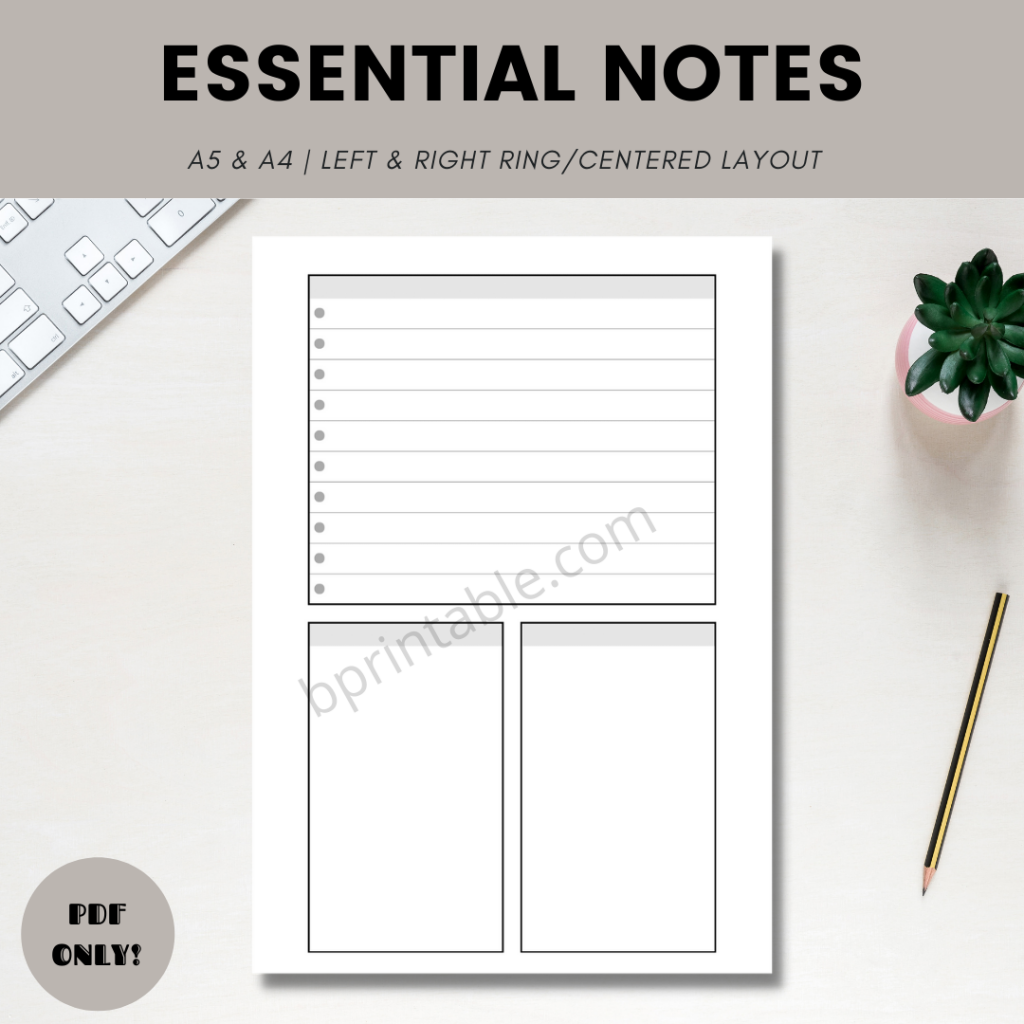 Essential Blank To-Do List Planner | Organize Your Life