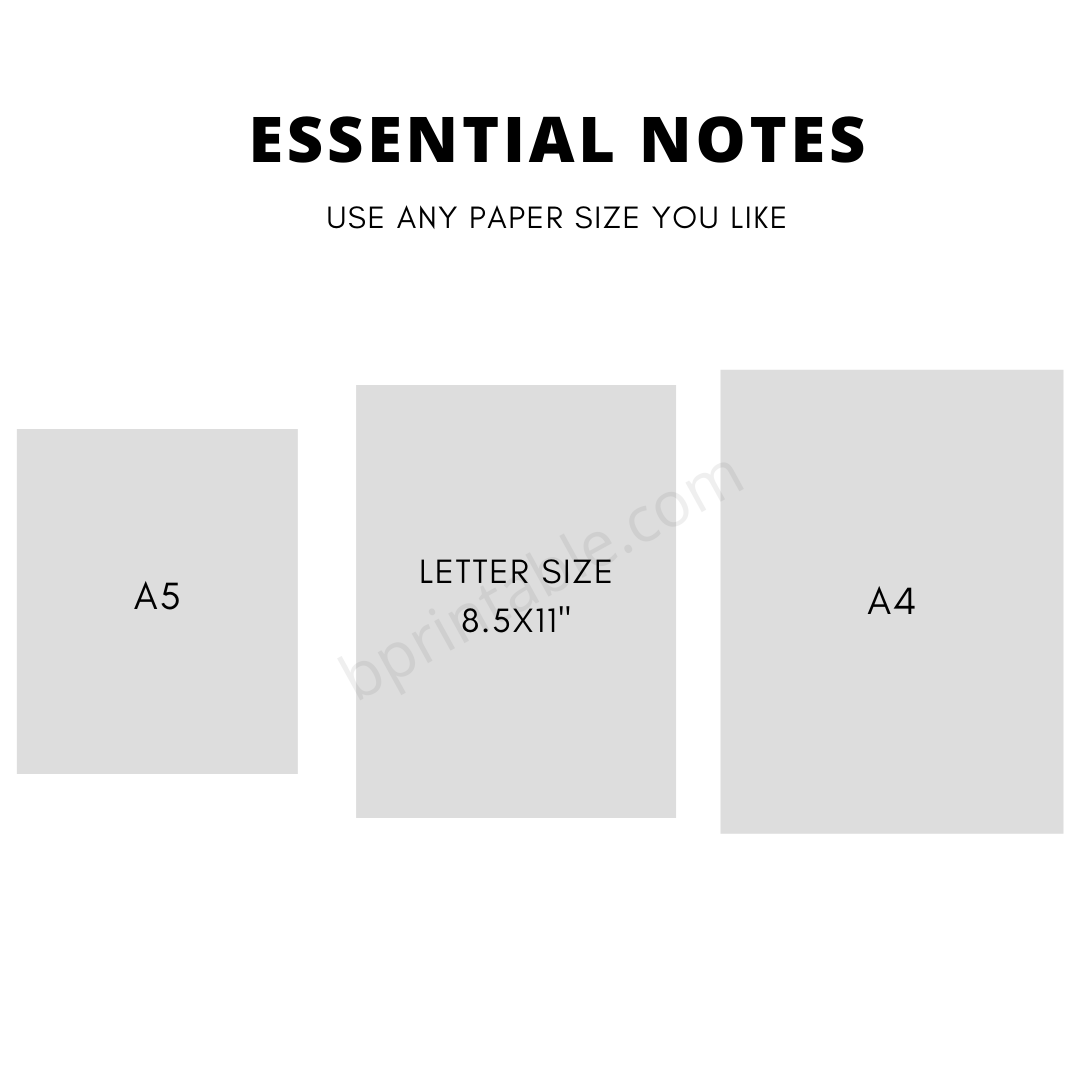 Essential Blank To-Do List Planner | Organize Your Life