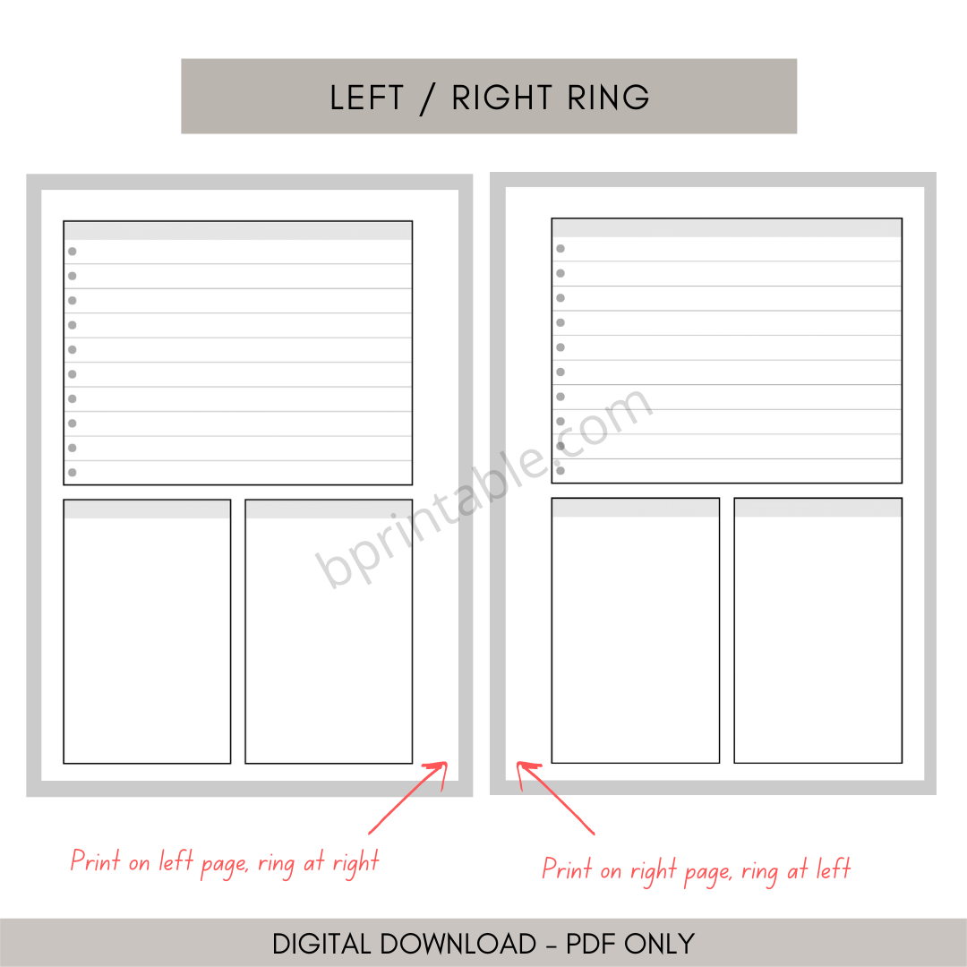 Essential Blank To-Do List Planner | Organize Your Life