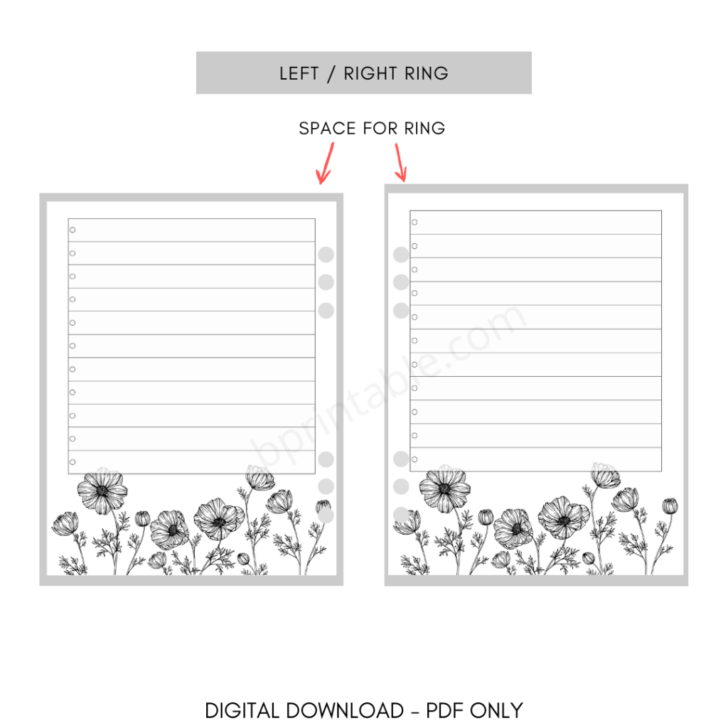 Poppies To-Do List Template Beautifully Designed Task Planner