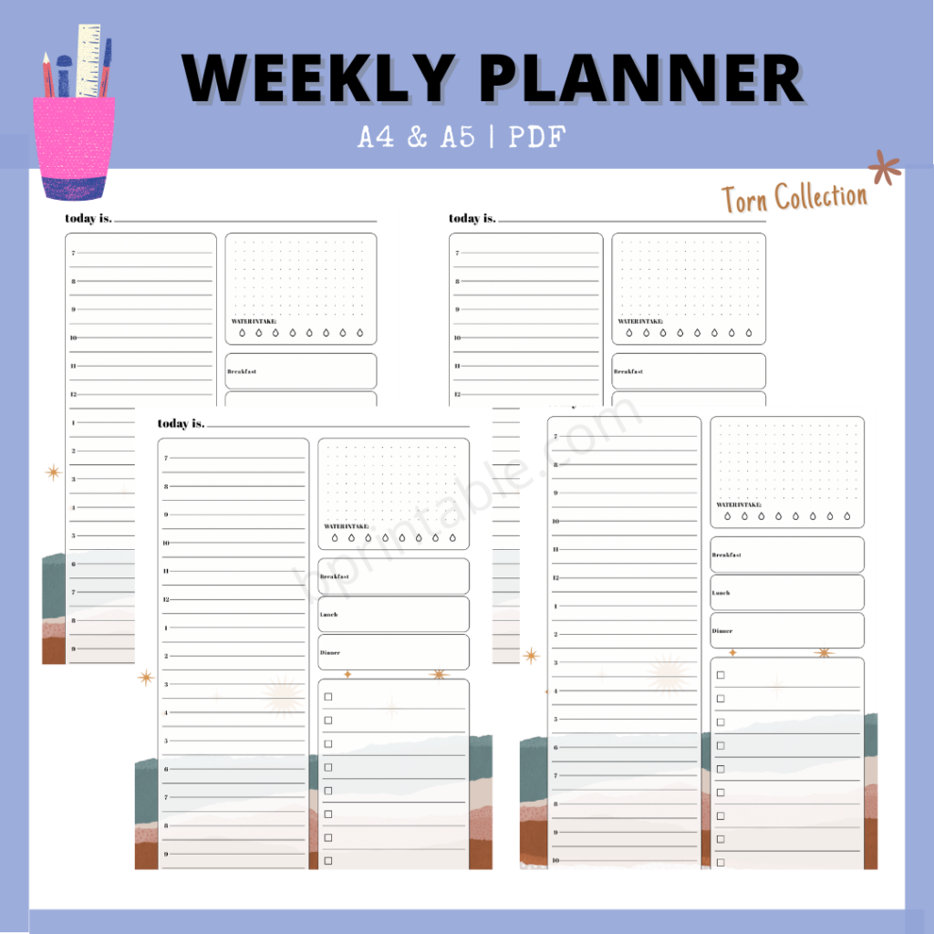 Printable Weekly Planner | Organize Your Week